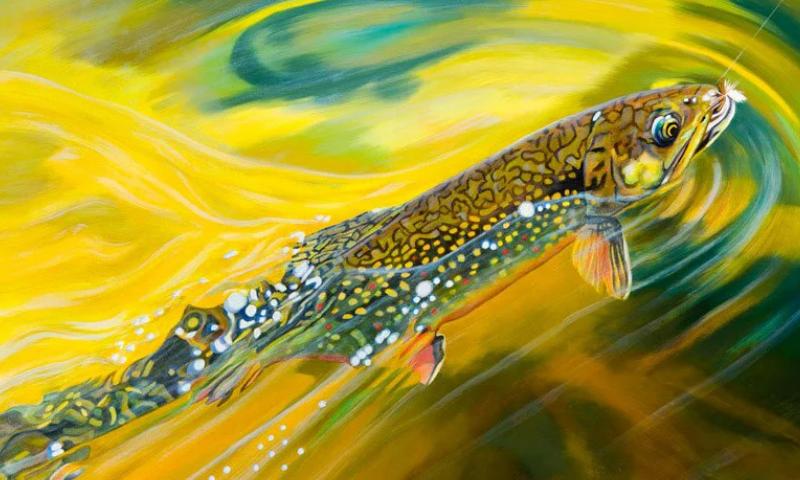 AD Maddox Fly Fishing Art - Midcurrent