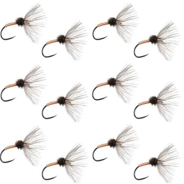 Copper Sakasa Kebari - 12 Tenkara Flies - Size 14 - Midcurrent