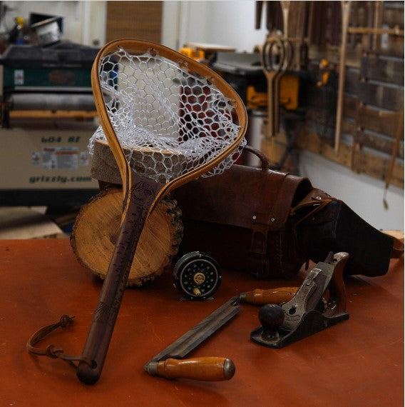 Little Dipper 12"x 8" Rainbow Trout Engraved Classic Landing Net ...