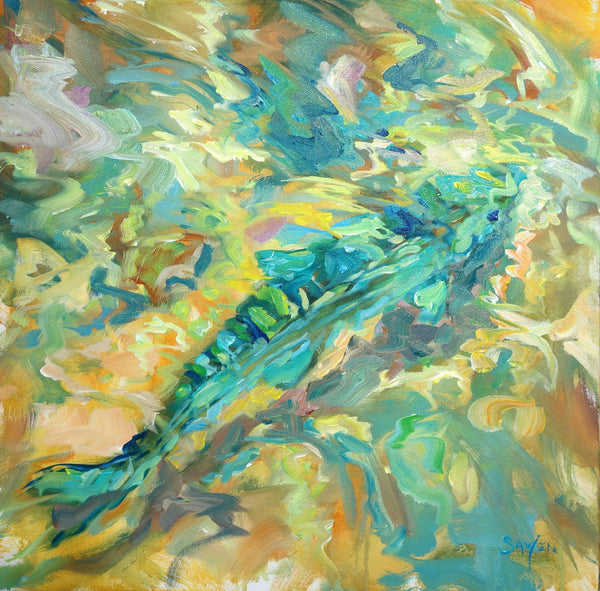 Flats Ghost – Bonefish Original Painting by Mike Savlen - Midcurrent