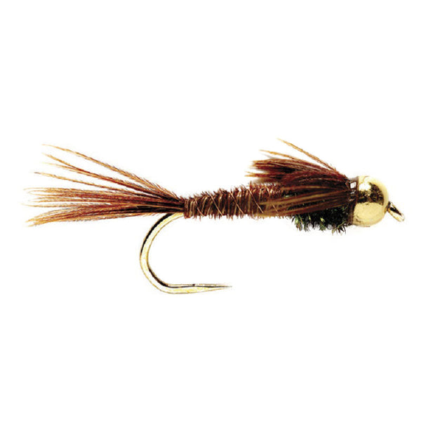 Barbless Bead Head Pheasant Tail Nymph Fly 1 Dozen Flies Hook Size 12 ...